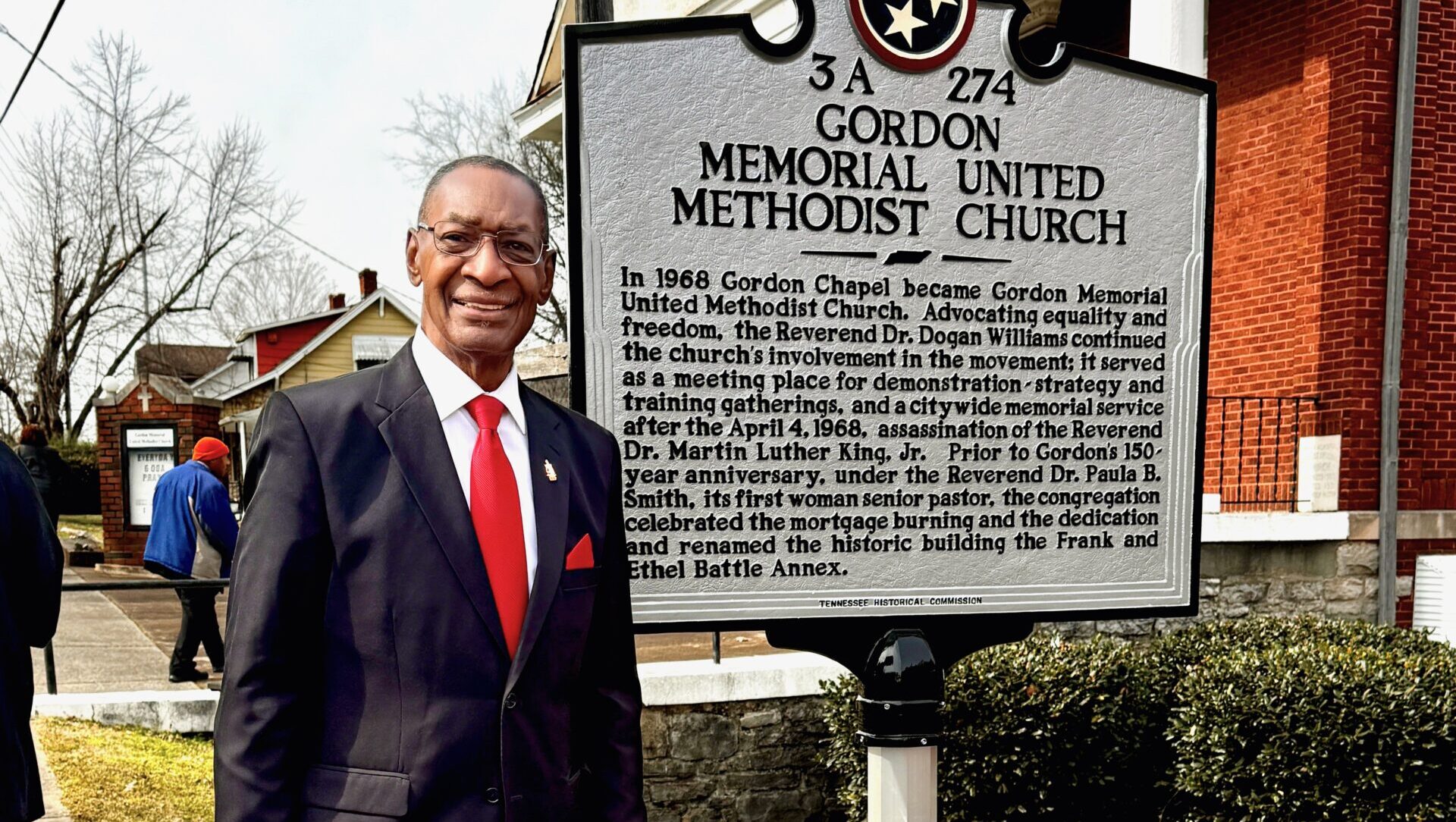 Gordon Memorial UMC Receives TN State Historic Marker - TWKUMC